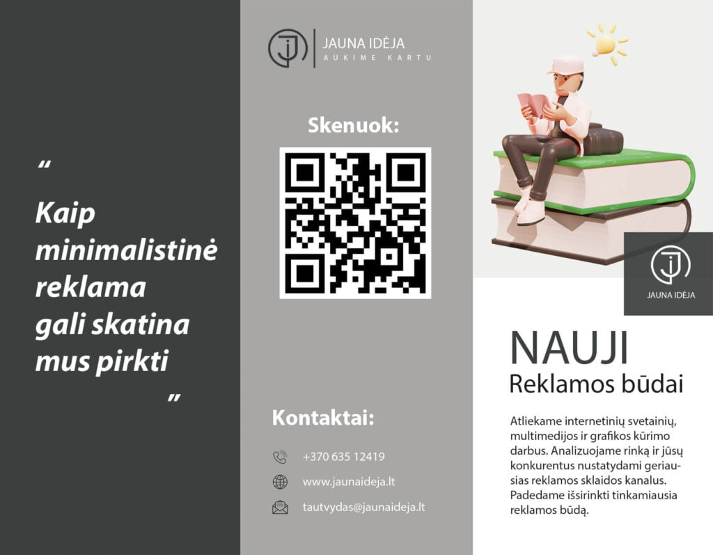 Lankstinuko maketavimas greitai ir kokybiškai | Jauna idėja