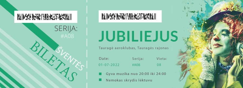 Bilietų maketavimas – greitai ir kokybiškai | Jauna idėja